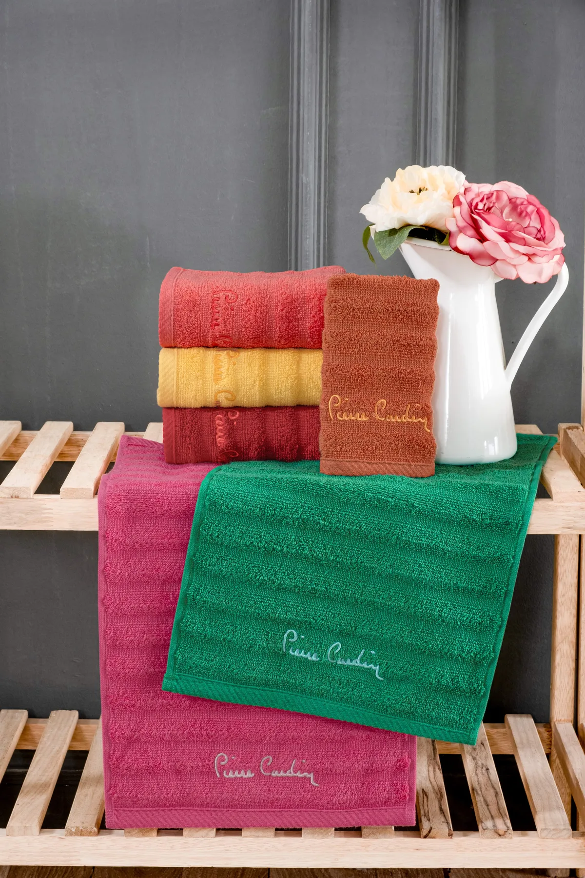 Pierre Cardin 6'lı Soft El Havlusu Harmony Colors - Pierre Cardin Home